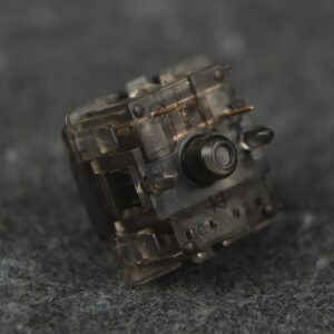 Gateron Ink Series V2 Transparent Smokey Housing 5 pin Switches Black Silent Black Blue Box Yellow Red Custom Switch for All Mechanical Keyboard (Ink Black 70 PCS)