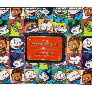 Loungefly Rugrats Nickelodeon Allover Print Zip Around Wallet