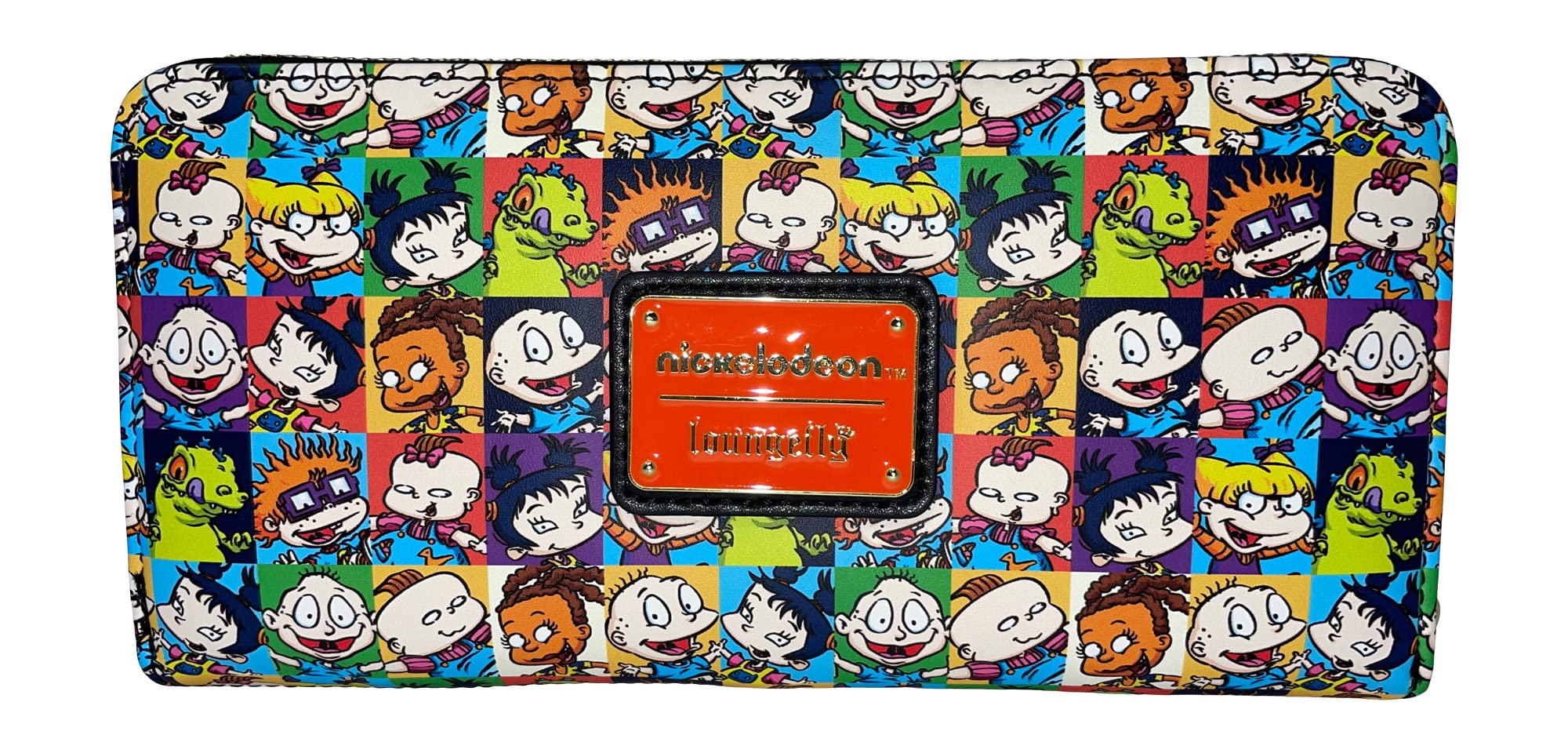 Loungefly Rugrats Nickelodeon Allover Print Zip Around Wallet