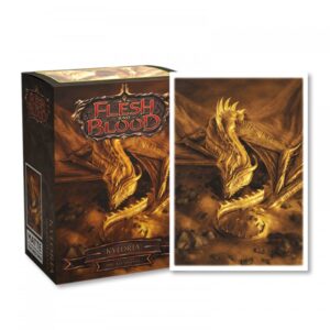 Dragon Shield Sleeves – Limited Edition Matte Art: Flesh and Blood: Kyloria 100 CT - Compatible with Pokémon, Magic The Gathering Cards & Digimon MTG TCG OCG & Hockey Cards