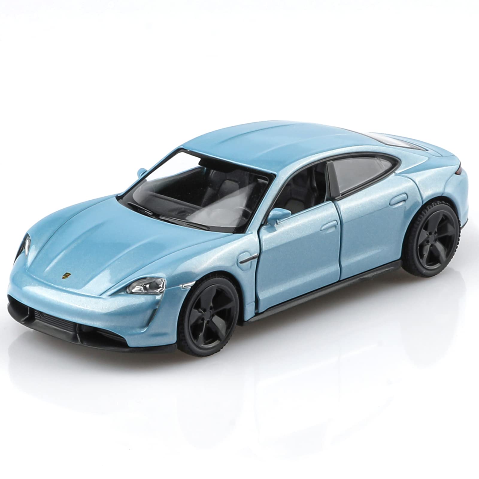 TOKAXI 1/36 Scale Porsche Taycan Turbo Diecast Car Models,Pull Back Vehicles Toy Cars,Cars Gifts for Boys Girls