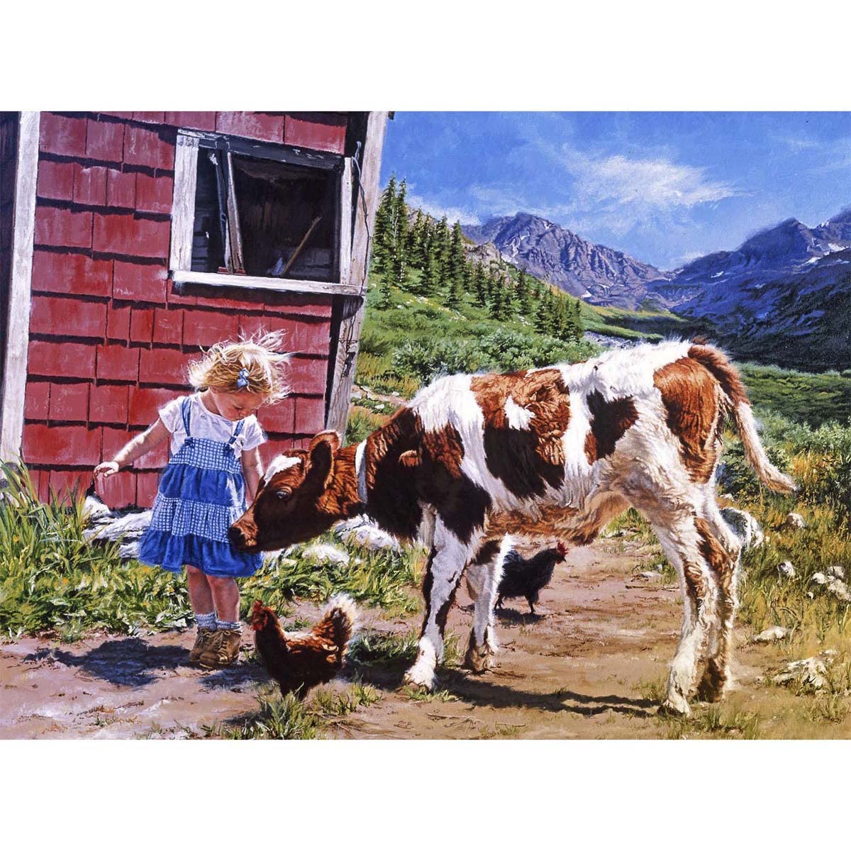 Buffalo Games - Country Life - Majestic Ranch - 1000 Piece Jigsaw Puzzle