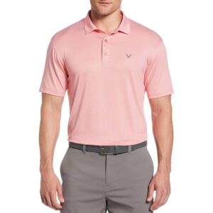 callaway performance golf polo, sunkiss coral,xl, x-large