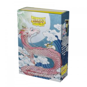 dragon shield – limited edition brushed art japanese: water rabbit 2023 60 ct japanese size card sleeves - yu-gi-oh! card sleeves smooth & tough - compatible with yu-gi-oh!