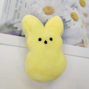 Easter Rabbit Stuffed Plush Bundle, 5.85in/15cm, Soft Plush Bunny Animal Doll, Cute Bunny Gift, Toys, Easter Decorations, 6 Color Pack