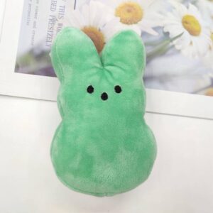 Easter Rabbit Stuffed Plush Bundle, 5.85in/15cm, Soft Plush Bunny Animal Doll, Cute Bunny Gift, Toys, Easter Decorations, 6 Color Pack