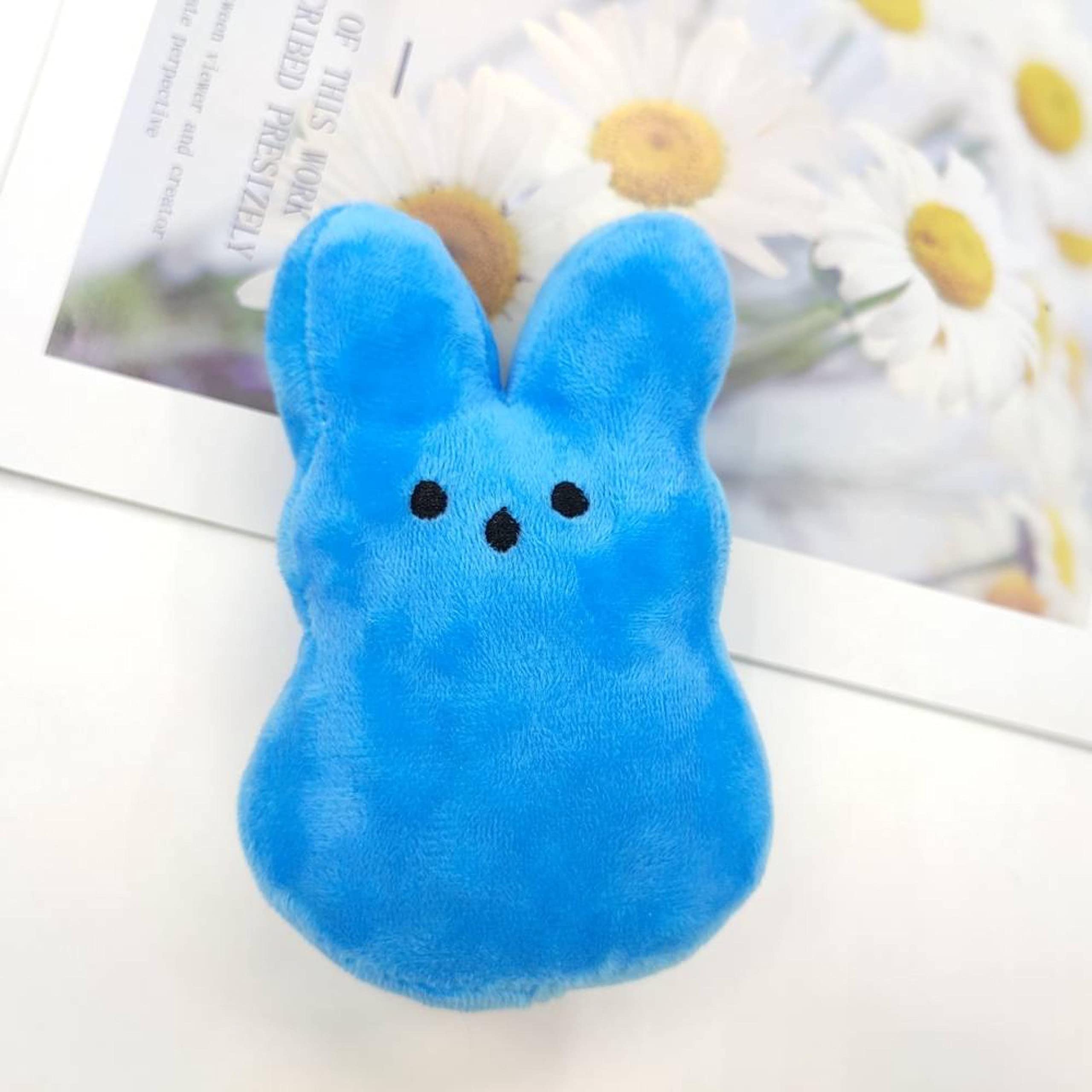 Easter Rabbit Stuffed Plush Bundle, 5.85in/15cm, Soft Plush Bunny Animal Doll, Cute Bunny Gift, Toys, Easter Decorations, 6 Color Pack