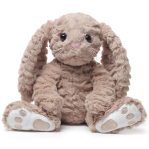 bearington java the stuffed easter bunny, 10 inch stuffed bunny plush, stuffed easter animals