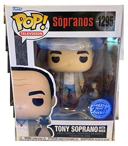 Funko The Sopranos Tony Soprano with Duck Pop Exclusive Bundled with Pop Protector 1295