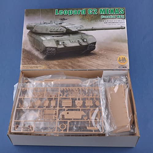 FMOCHANGMDP Tank 3D Puzzles Plastic Model Kits, 1/35 Scale Canadian Leopard C2MEXAS MBT Model, Adult Toys and Gift