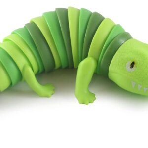 1 Alligator Wiggle - Gator Crocodile Reptile Large Articulated Jointed Moving Slug Toy - Unique