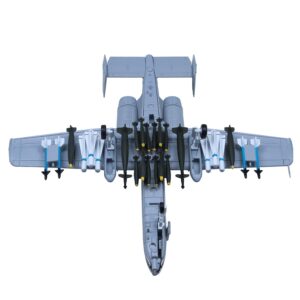 Udnorbay 1/100 A-10 Thunderbolt II Warthog Attack Plane Metal Fighter Military Model