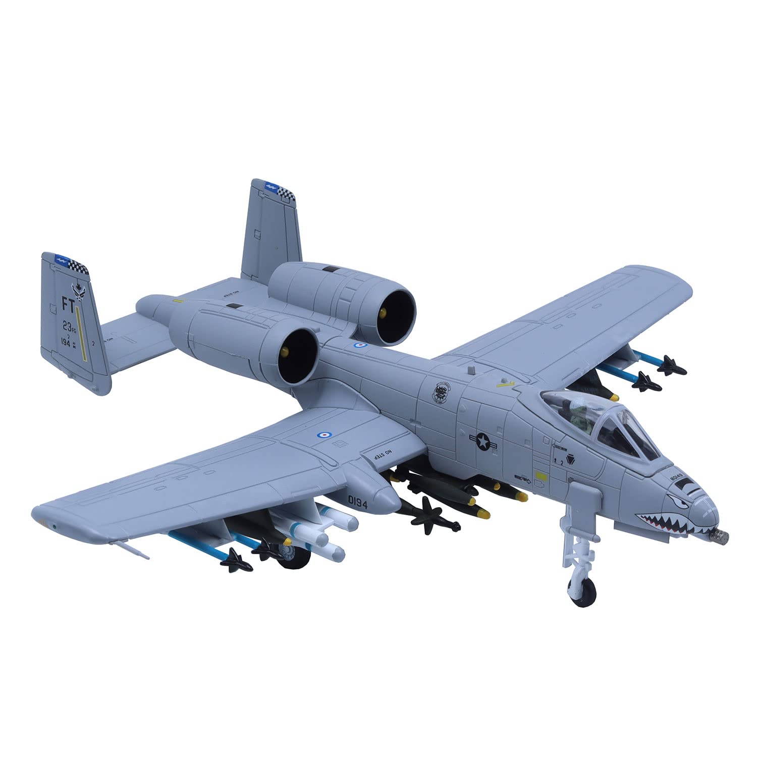 Udnorbay 1/100 A-10 Thunderbolt II Warthog Attack Plane Metal Fighter Military Model