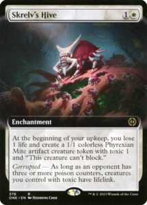 magic: the gathering - skrelv's hive (376) - extended art - phyrexia: all will be one