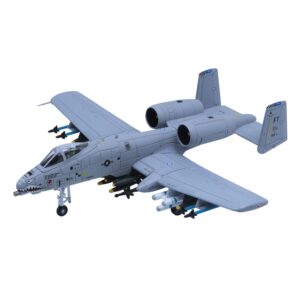 Udnorbay 1/100 A-10 Thunderbolt II Warthog Attack Plane Metal Fighter Military Model