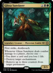 magic: the gathering - glissa sunslayer (202) - phyrexia: all will be one