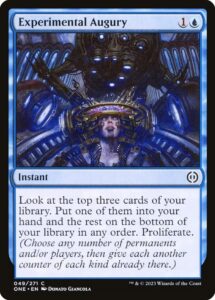 magic: the gathering - experimental augury (049) - phyrexia: all will be onef