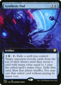 magic: the gathering - synthesis pod (033) - extended art - phyrexia: all will be one commander