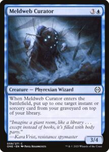 magic: the gathering - meldweb curator (059) - phyrexia: all will be one