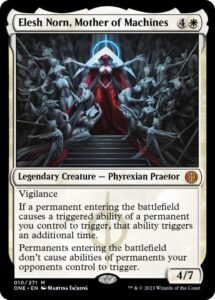 magic: the gathering - elesh norn, mother of machines (010) - phyrexia: all will be one