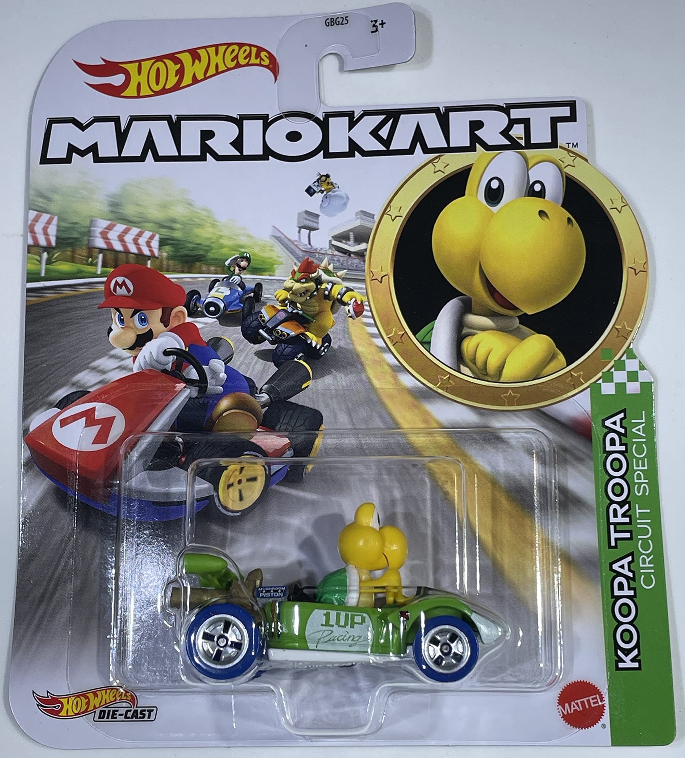 Hot Wheels - Mario Kart - Koopa Troopa - Circuit Special - 2023 - Mint/NrMint Ships Bubble Wrapped in a Box