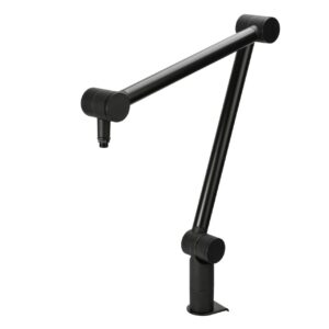 cherry ma 3.0 uni premium microphone arm stand. adjustable and universal mic. made of aluminum with desk clamp, versatile mounting perfect for podcast, streaming, gaming or office