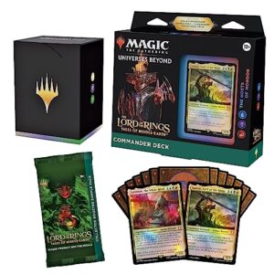 magic: the gathering the lord of the rings: tales of middle-earth commander deck 4 + collector booster sample pack