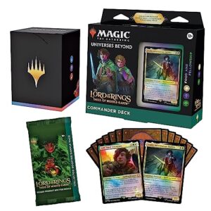 magic the gathering the lord of the rings: tales of middle-earth commander deck 2 + collector booster sample pack