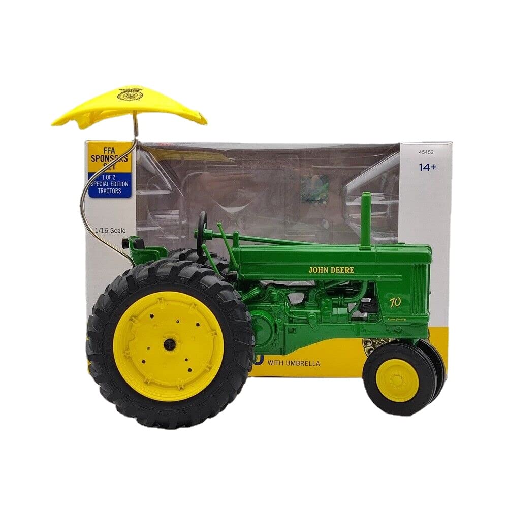 ERTL 1/16 Scale for John Deere Model 70 Tractor Farm W/ Umbrella FFA Special Edition Diecast Toys Car Models Collection Gifts