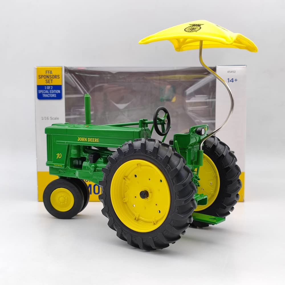 ERTL 1/16 Scale for John Deere Model 70 Tractor Farm W/ Umbrella FFA Special Edition Diecast Toys Car Models Collection Gifts