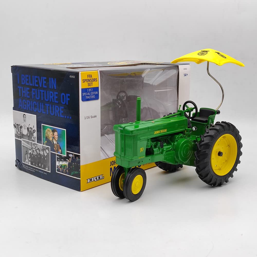 ERTL 1/16 Scale for John Deere Model 70 Tractor Farm W/ Umbrella FFA Special Edition Diecast Toys Car Models Collection Gifts