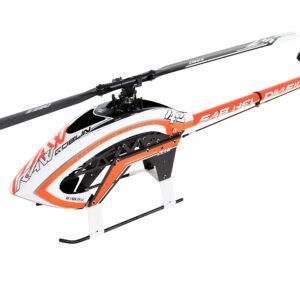 SAB Goblin RAW 580 Kit White/Orange - with S-Line Main and Tail Blades - HELIDIRECT