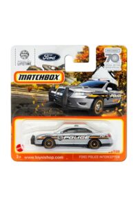 matchbox ford police interceptor, 70 years special edition 23/100