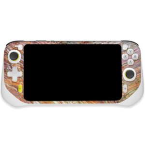 mightyskins glossy glitter skin compatible with logitech g cloud gaming handheld - woodlands | protective, durable high-gloss glitter finish | easy to apply | made in the usa