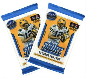 2018 panini score football blaster packs - factory sealed - lot of 2 packs - 12 cards per pack