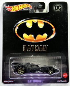 hot wheels premium - batmobile - dc batman - 2023 - pop culture - mint/nrmint ships bubble wrapped in a sized box