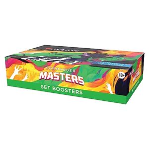 Magic The Gathering Commander Masters Set Booster Box - 24 Packs (360 Magic Cards)