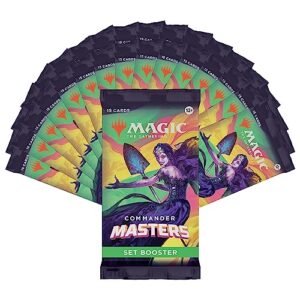 Magic The Gathering Commander Masters Set Booster Box - 24 Packs (360 Magic Cards)