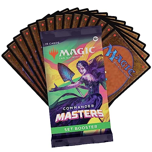 Magic The Gathering Commander Masters Set Booster Box - 24 Packs (360 Magic Cards)