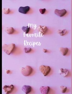 rock recipe book: blank recipe book fill in your own recipe book