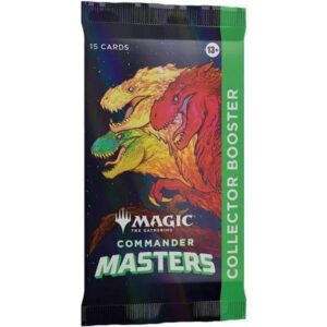 magic: the gathering commander masters collector booster (15 cards)