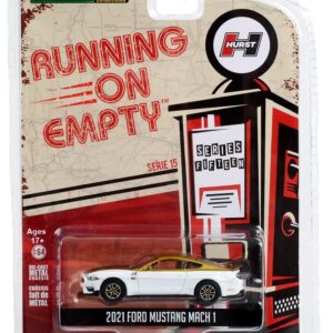 Greenlight 41150-E Running on Empty Series 15-2021 Mustang Mach 1 - Hurst Performance 1/64 Scale Diecast