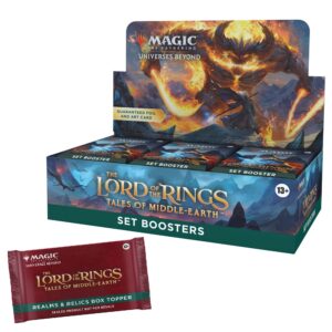 magic: the gathering the lord of the rings: tales of middle-earth set booster box - various, 30 packs (360 magic cards)