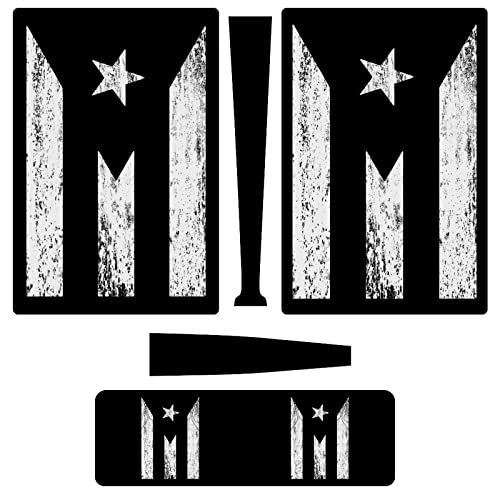 Puerto Rico Flag 3pcs Whole Body Decal Cover Sticker for PS5 Digital Edition for PS5 Console and Controller