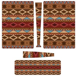 navajo native american pattern 3pcs whole body decal cover sticker for ps5 digital edition for ps5 console and controller