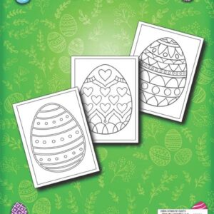 Easter Basket Stuffers: Easter Eggs Coloring Book For Kids Ages 4-8