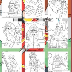 Fireman Coloring Book: Fireman Heroic Coloring Pages For Kids 0-8