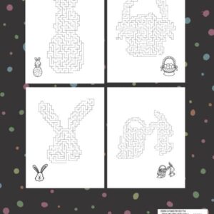 Easter Basket Stuffers : Easter Mazes For Kids Ages 8-12: A Fun Easter Themed Mazes Activity Book for Boys and Girls