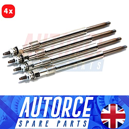 4 Pcs Heater Glow Plugs For DS DS3 Hatchback/Convertible DS4 DS5 DS7 Crossback 1.6, 2.0 BlueHDi, 2.0 Hybrid4 (2015 - Onwards) 1612736680 - AUTORCE