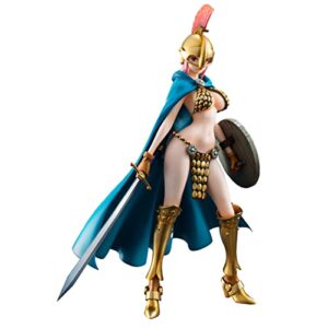 megahouse - one piece - sailing again - gladiator rebecca (limited), portrait of pirates collectible figure